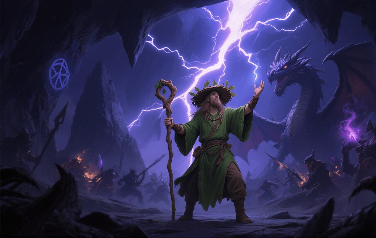 DND 5E Druid's strongest spells and Druid circles | Bear Dice