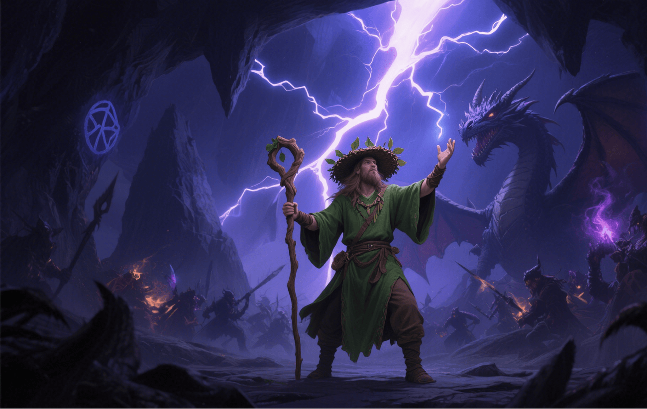 DND 5E Druid's strongest spells and Druid circles | Bear Dice