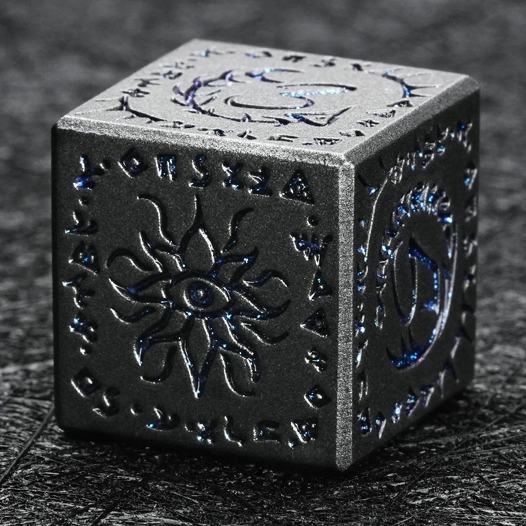 Custom personalized Metal D6 Dice, Custom Logo Dice | Bear Dice