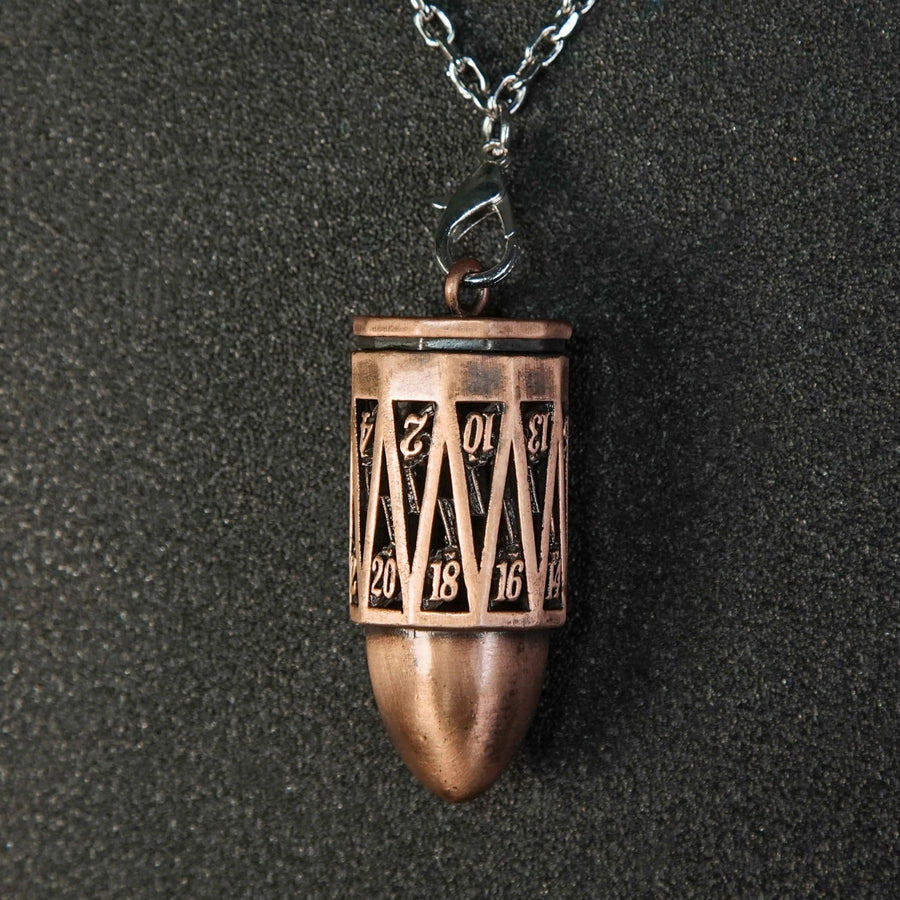 Cool Bullet Dice - Unique Metal Polyhedral RPG Dice Set | Bear Dice